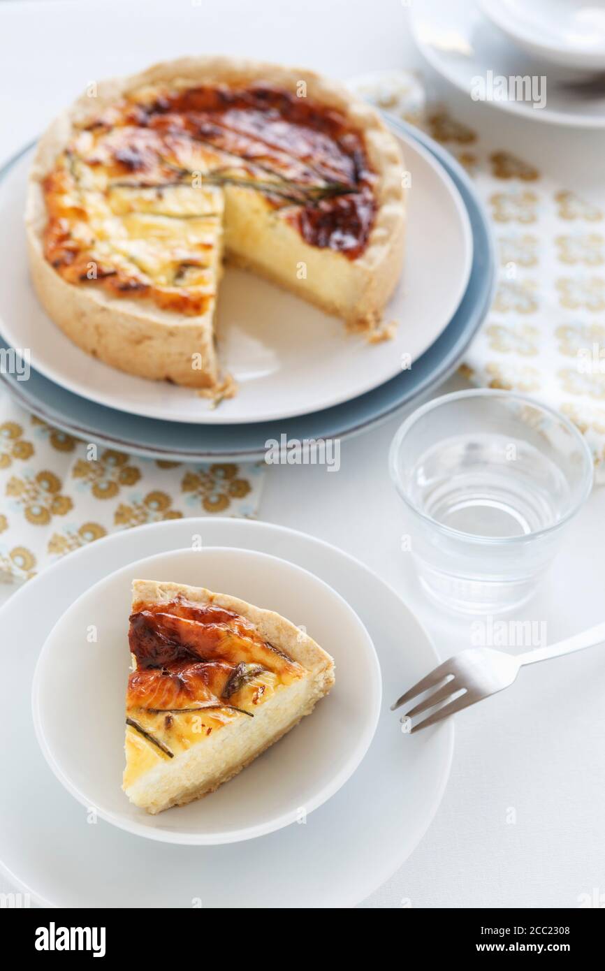 Cheese tart hi-res stock photography and images - Alamy