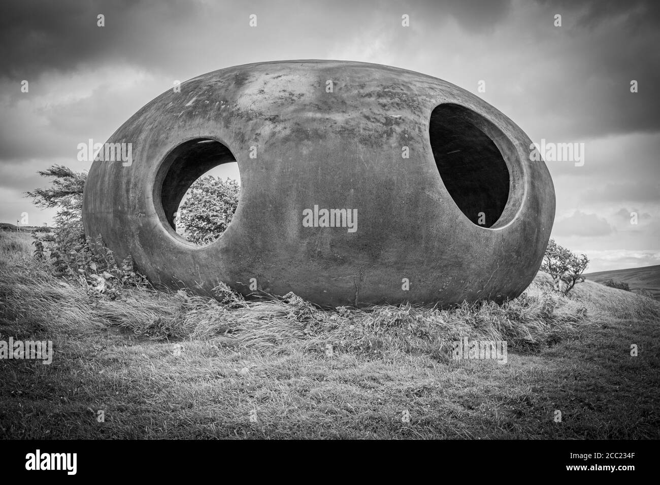 The Atom Panopticon sculpture, Wycoller Country Park, Colne, Pendle ...