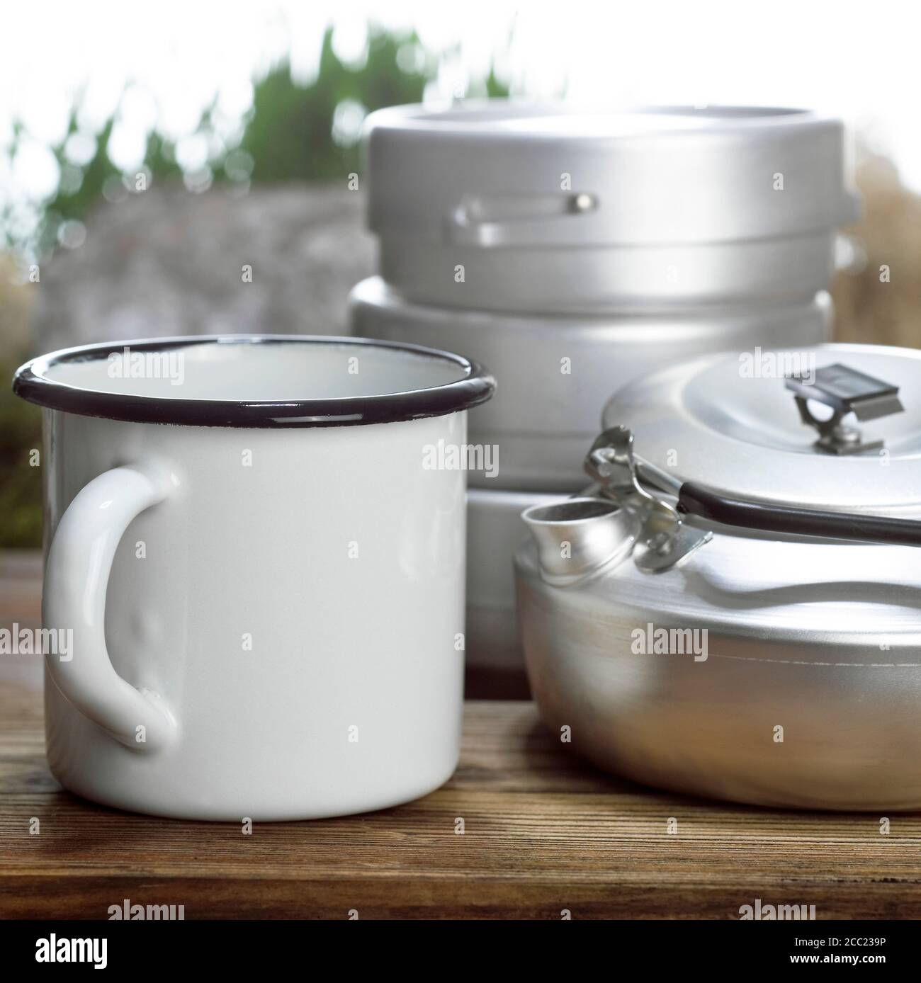 Mug and jug, close-up Stock Photo - Alamy