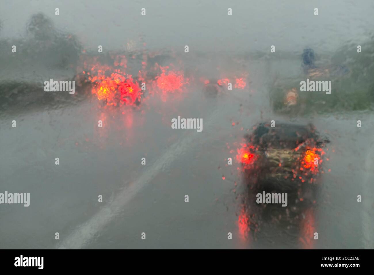Windshield view traffic hi-res stock photography and images - Alamy