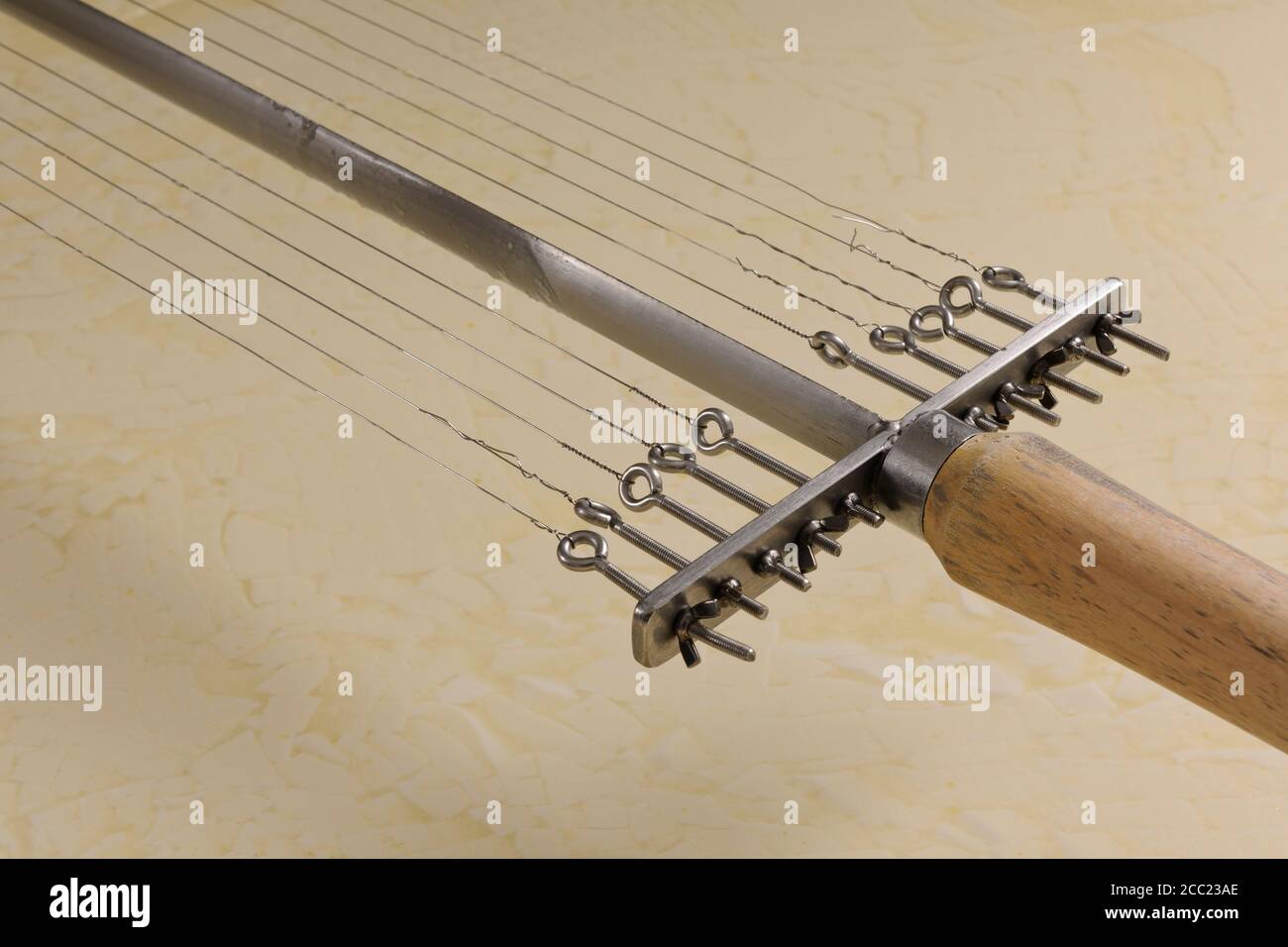 Germany, Baden Wuerttemberg, Cheese with cheese harp Stock Photo - Alamy