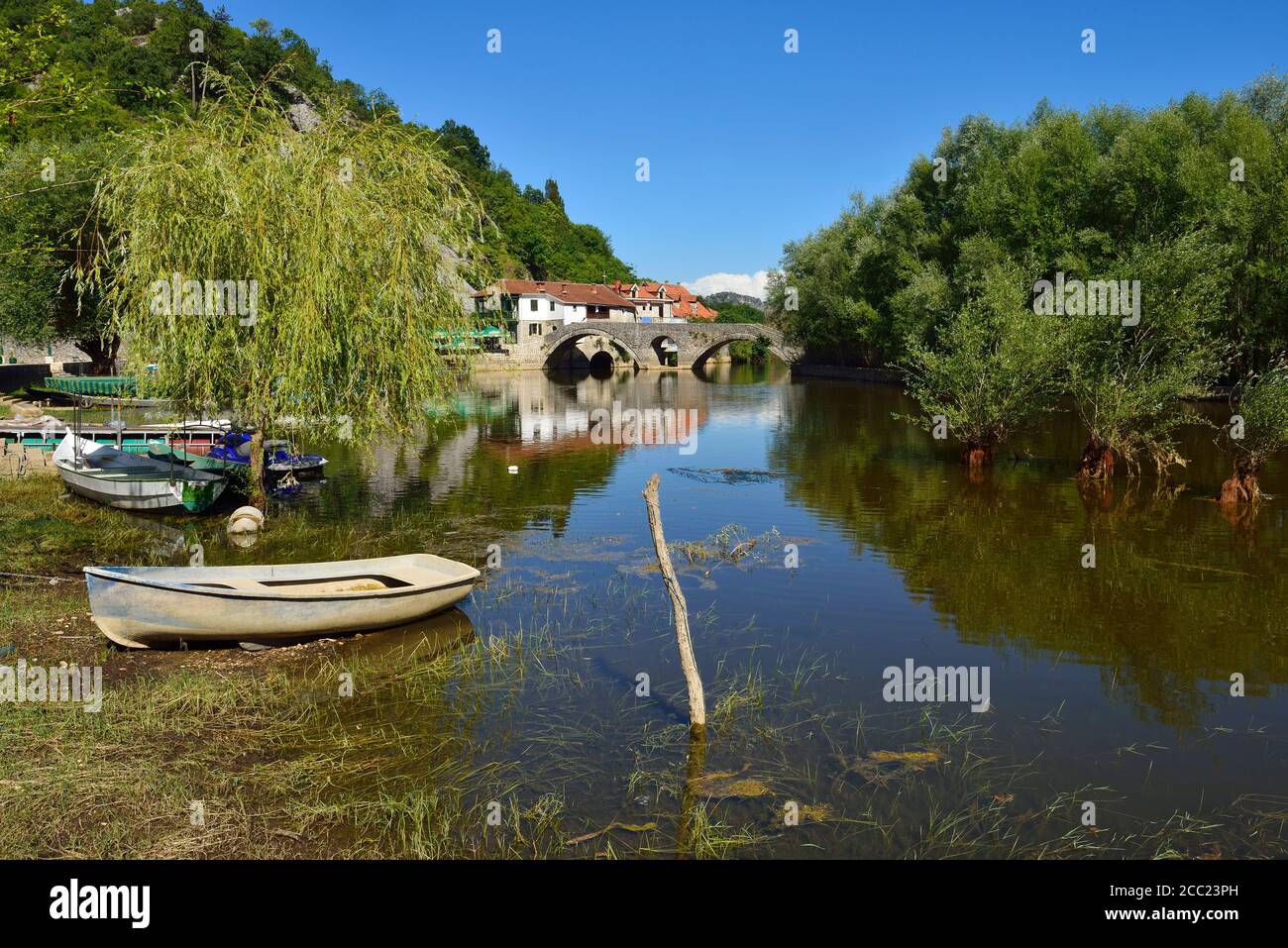 Balkans, View of Rijeka Crnojevica bridge Stock Photo - Alamy