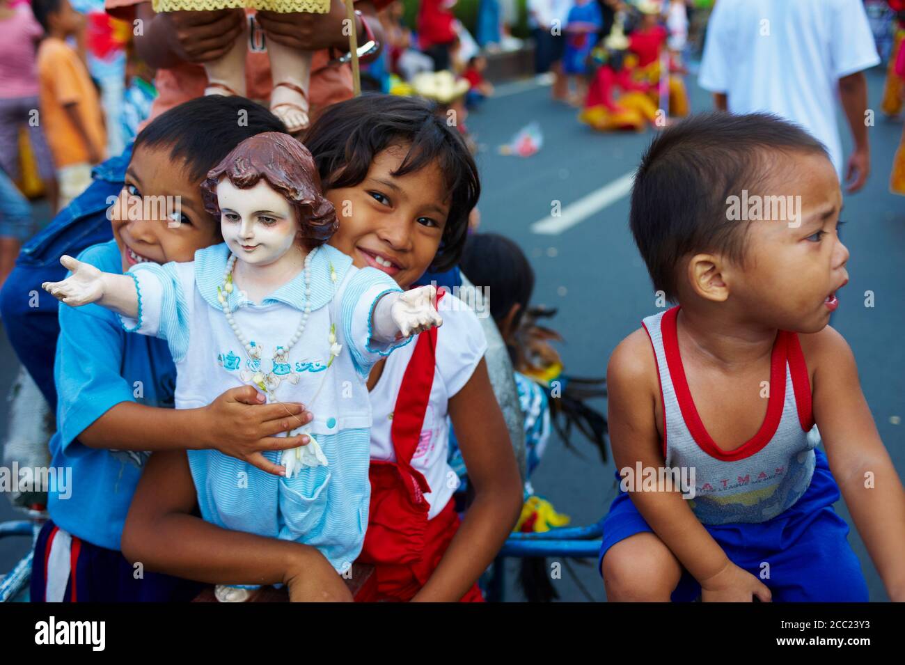 Philippines, Luzon island, Manila, Santo Nino procession Stock Photo ...