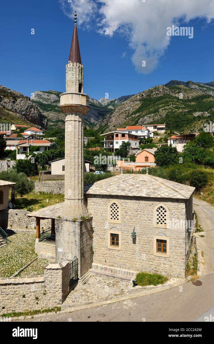Montenegro, View of mosque at Stari Bar Stock Photo - Alamy
