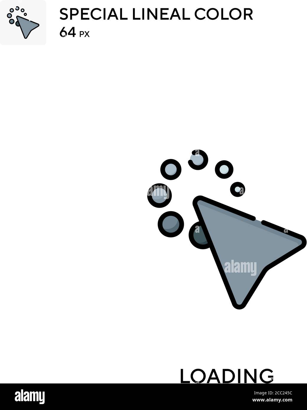 Loading Special lineal color vector icon. Loading icons for your ...