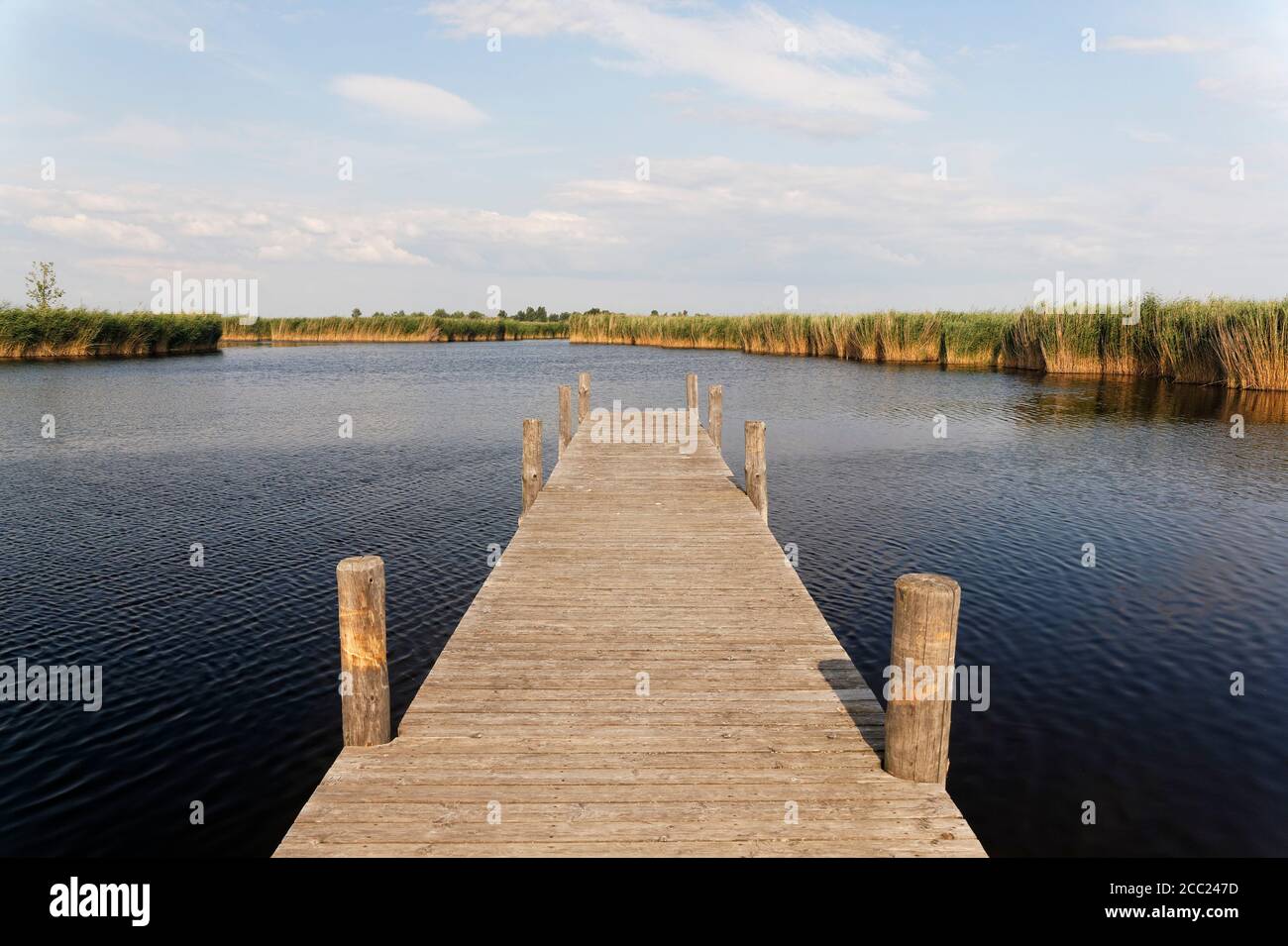 Dock in rust at lake neusiedl hi-res stock photography and images - Alamy
