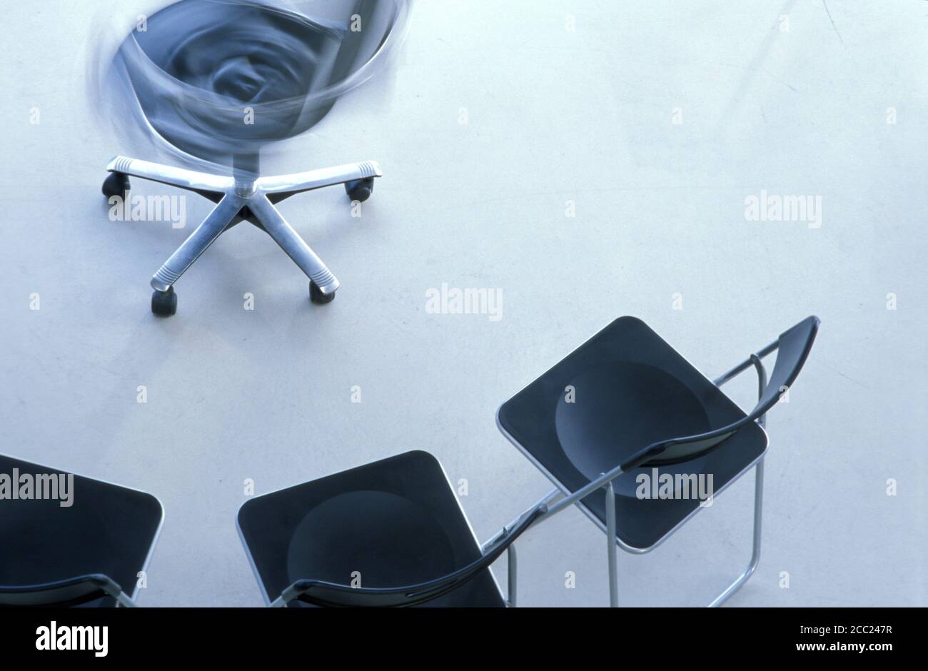 Chairs, elevated view Stock Photo - Alamy