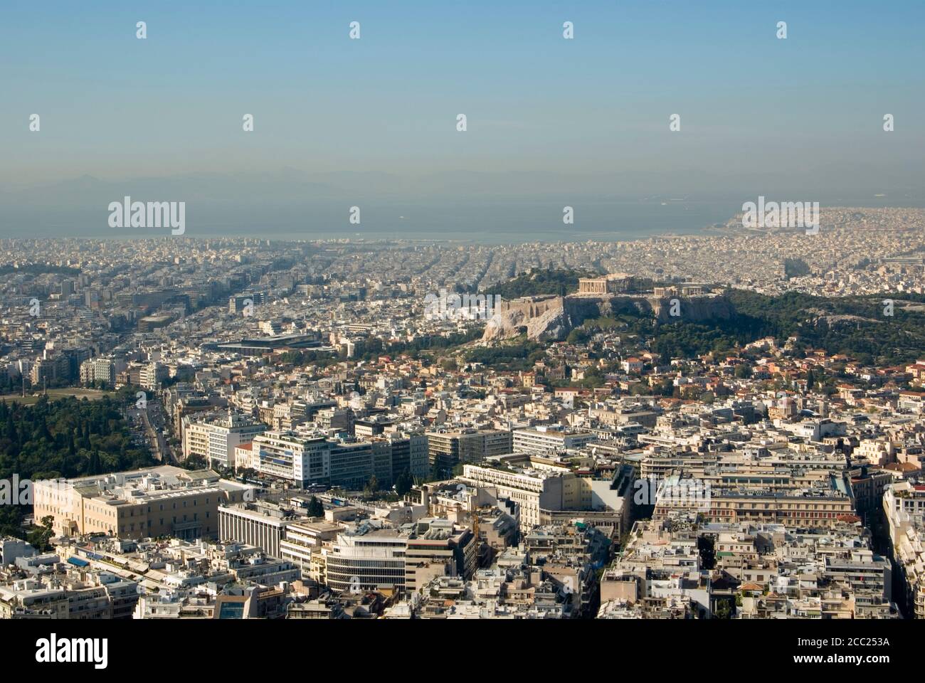 Athens aerial view hi-res stock photography and images - Alamy