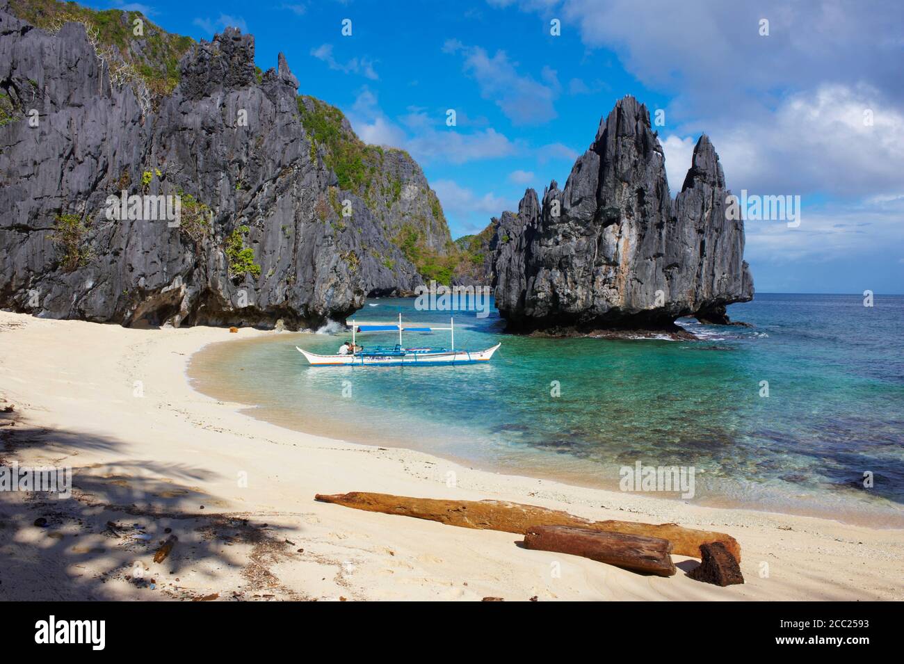 Philippines, Palawan island, Bacuit archipelago at El Nido Stock Photo ...