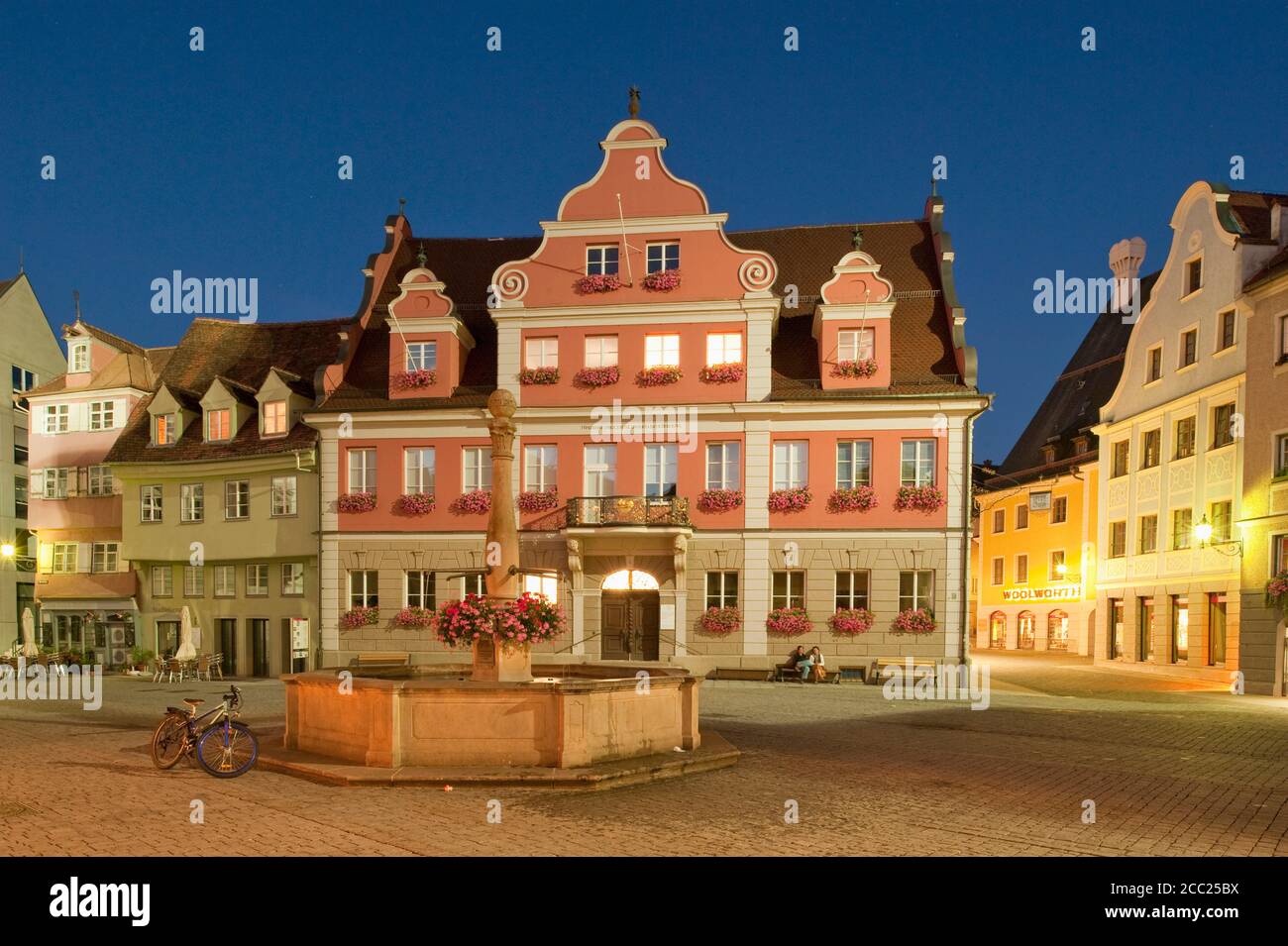 Germany, Bavaria, Memmingen, Old town with Großzunft Stock Photo - Alamy