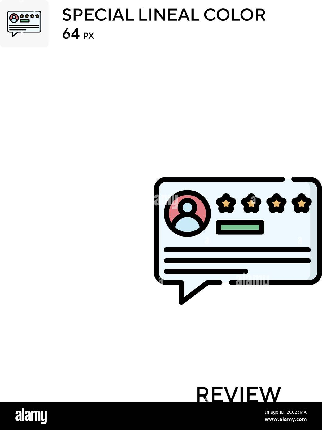 Review Special lineal color vector icon. Review icons for your business ...