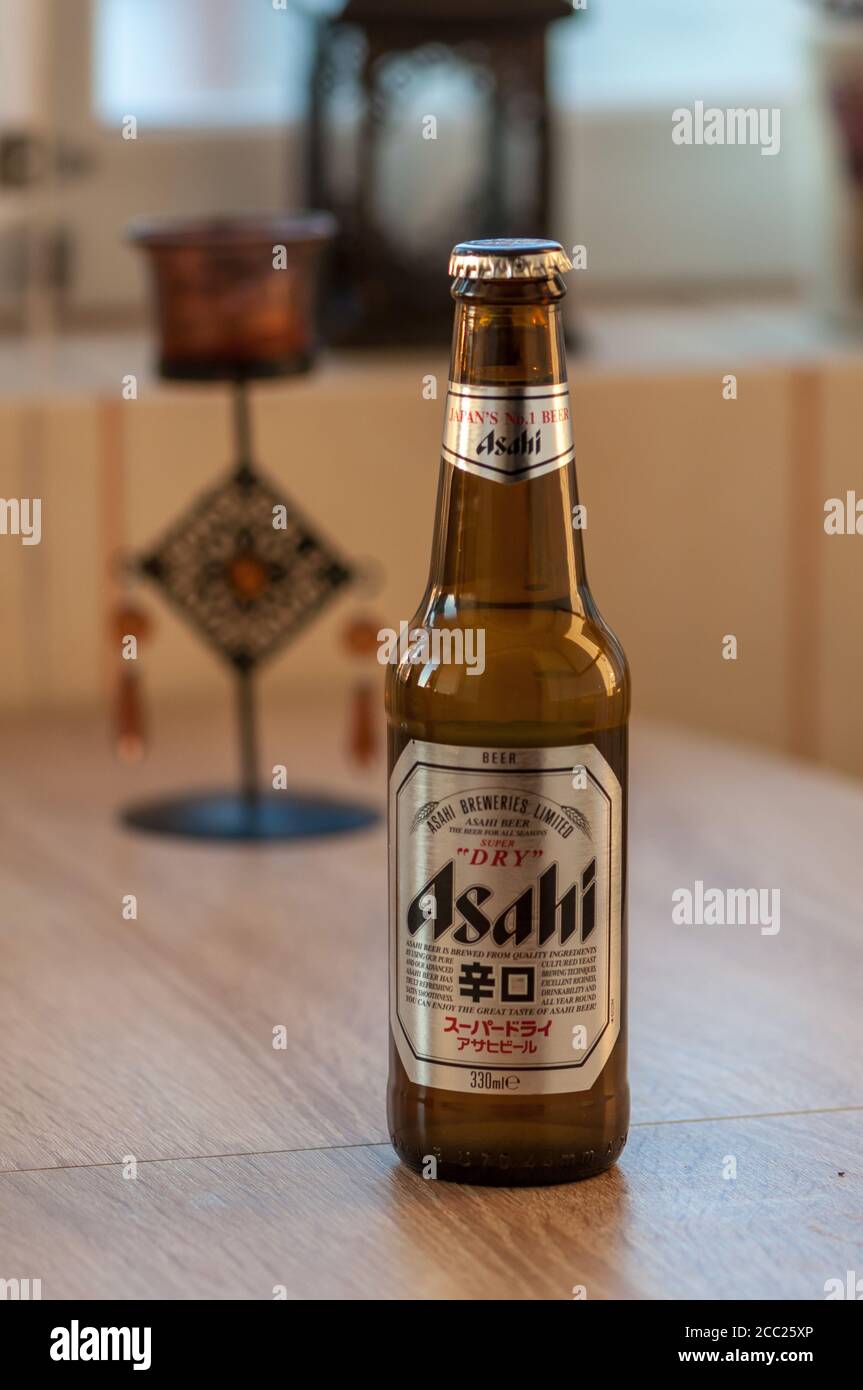 Asahi beer bottle hi-res stock photography and images - Alamy