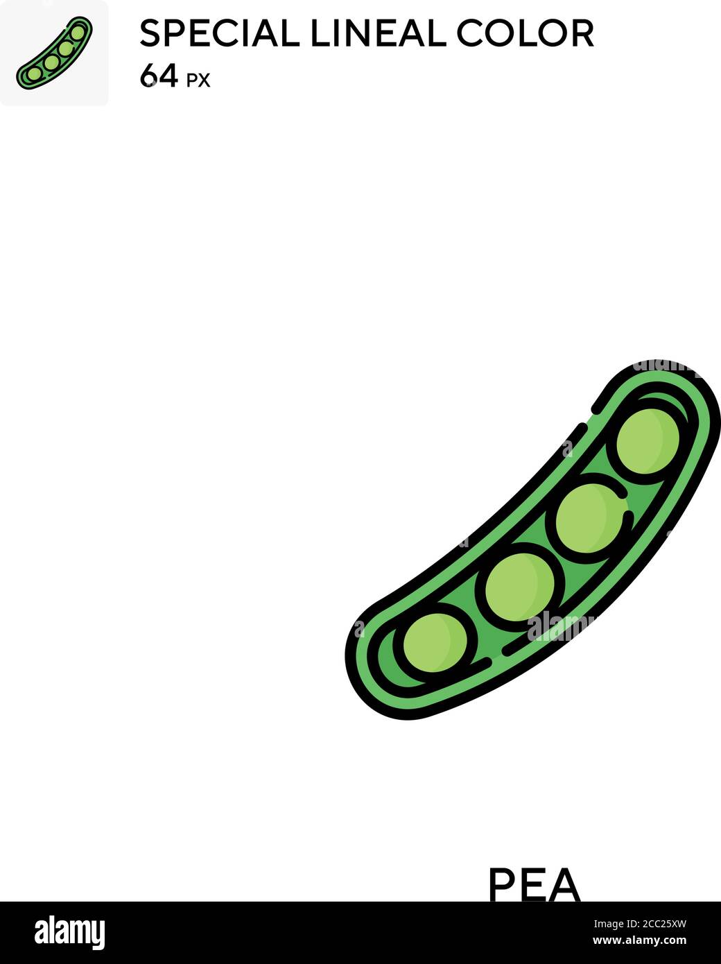Pea Special lineal color vector icon. Pea icons for your business ...