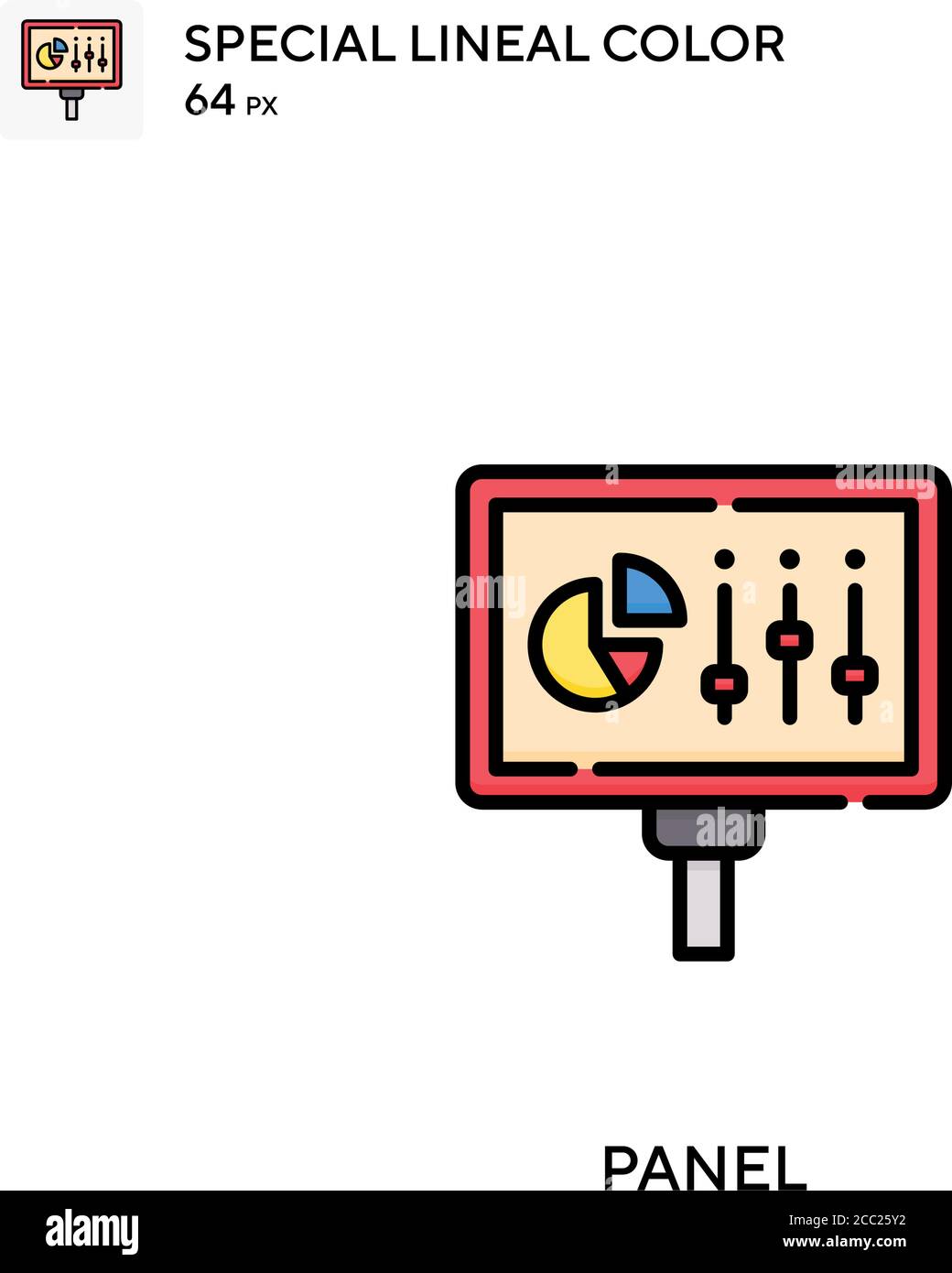 Panel Special lineal color vector icon. Panel icons for your business ...