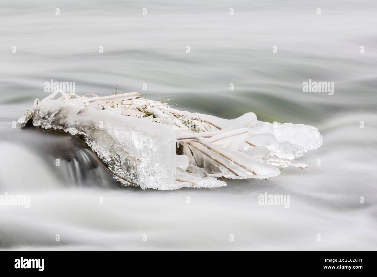 Frozen river floating ice in hi-res stock photography and images - Alamy