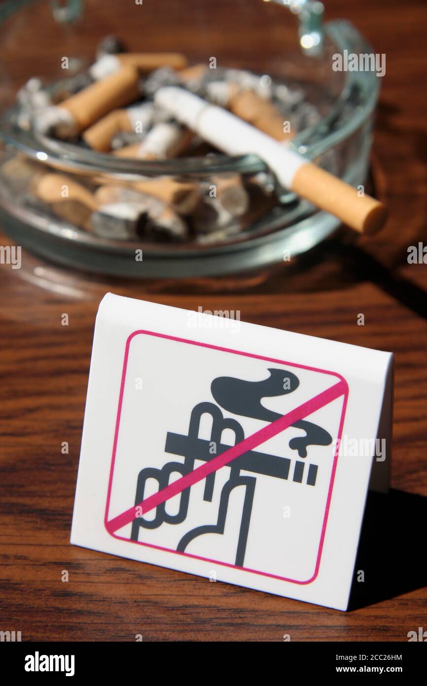 Ashtray Sign High Resolution Stock Photography and Images - Alamy