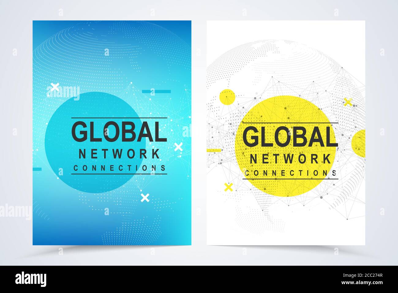 Business vector templates for a4 cover, brochure, flyer, booklet ...