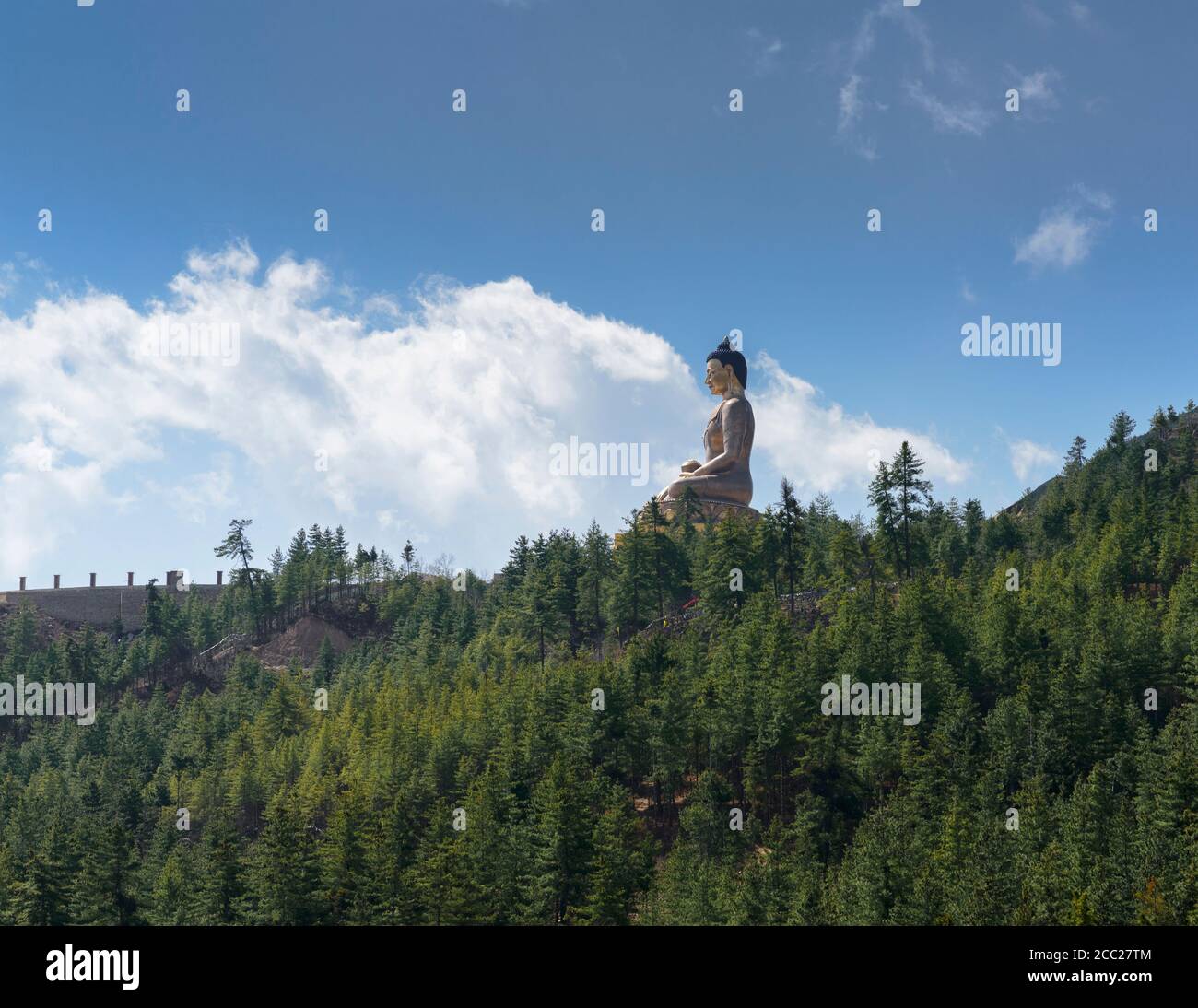 Bhutan, Thimphu, Statue of Buddha at Buddha point Stock Photo - Alamy