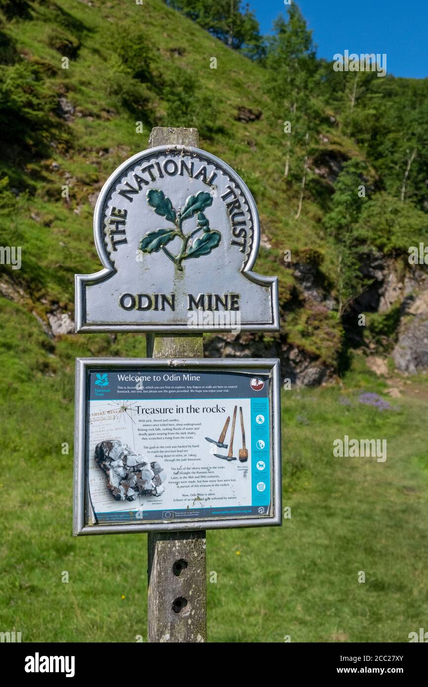 Odin Mine, Castleton, Derbyshire Peak District, UK Stock Photo - Alamy