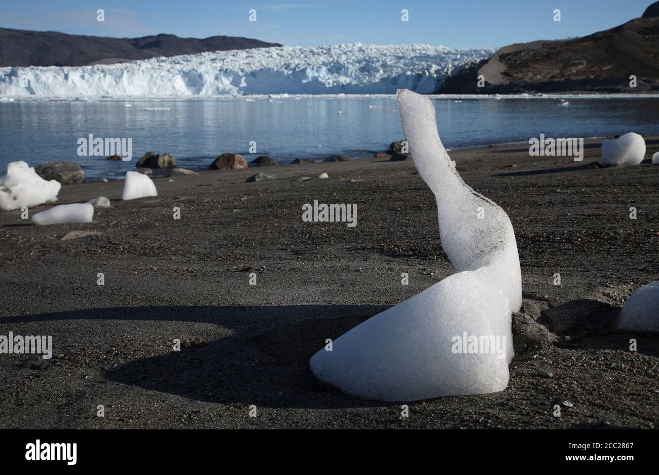 Greenland, Eqip Sermia, Glacier Stock Photo - Alamy
