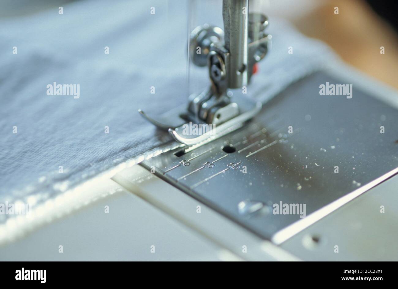 Sewing machine, close-up Stock Photo - Alamy
