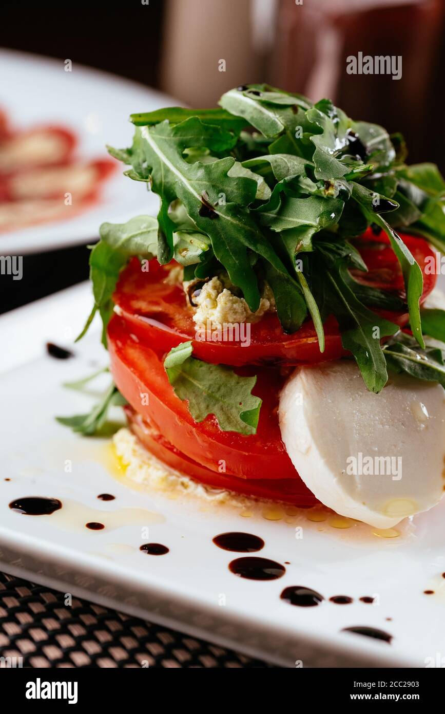 Caprese Metal Plate High Resolution Stock Photography and Images - Alamy