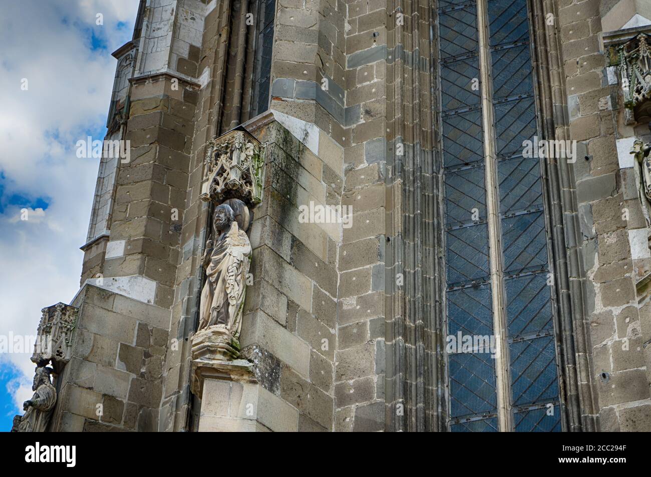 A view of The Black Church build in gothic style. HDR Image Stock Photo ...