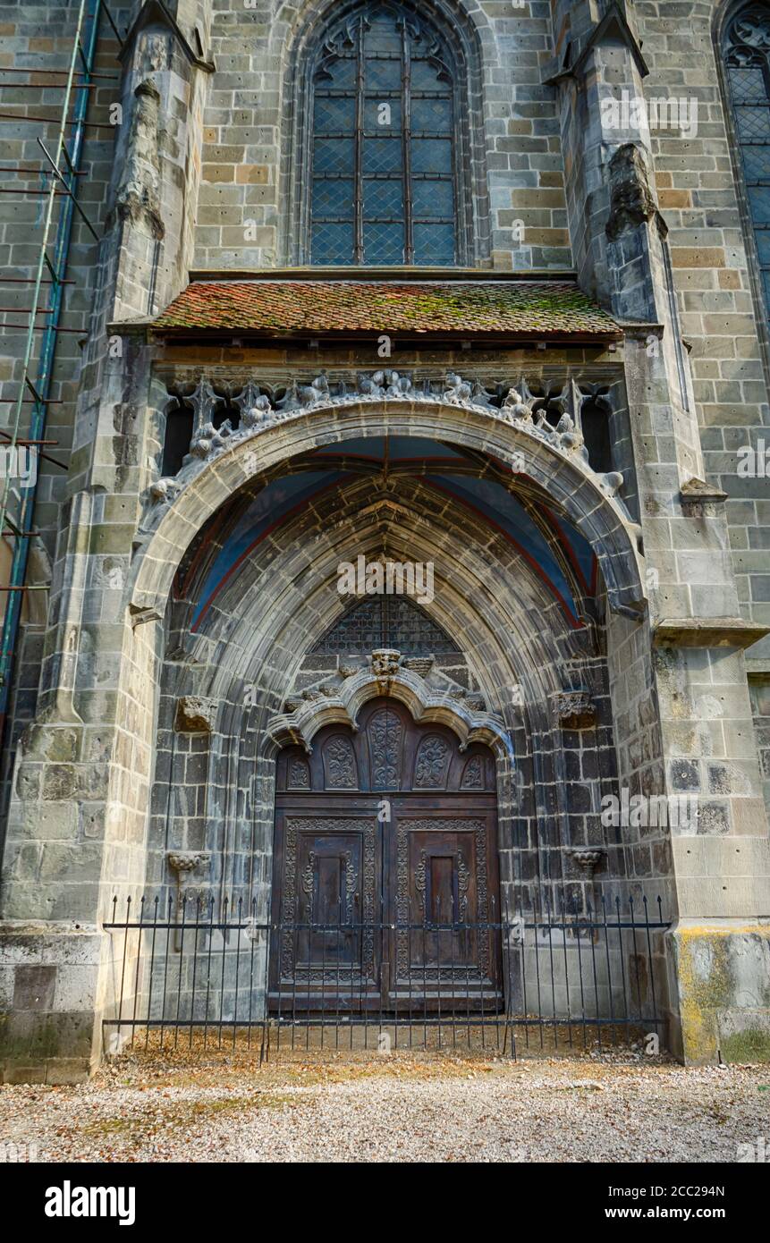 A view of The Black Church build in gothic style. HDR Image Stock Photo ...