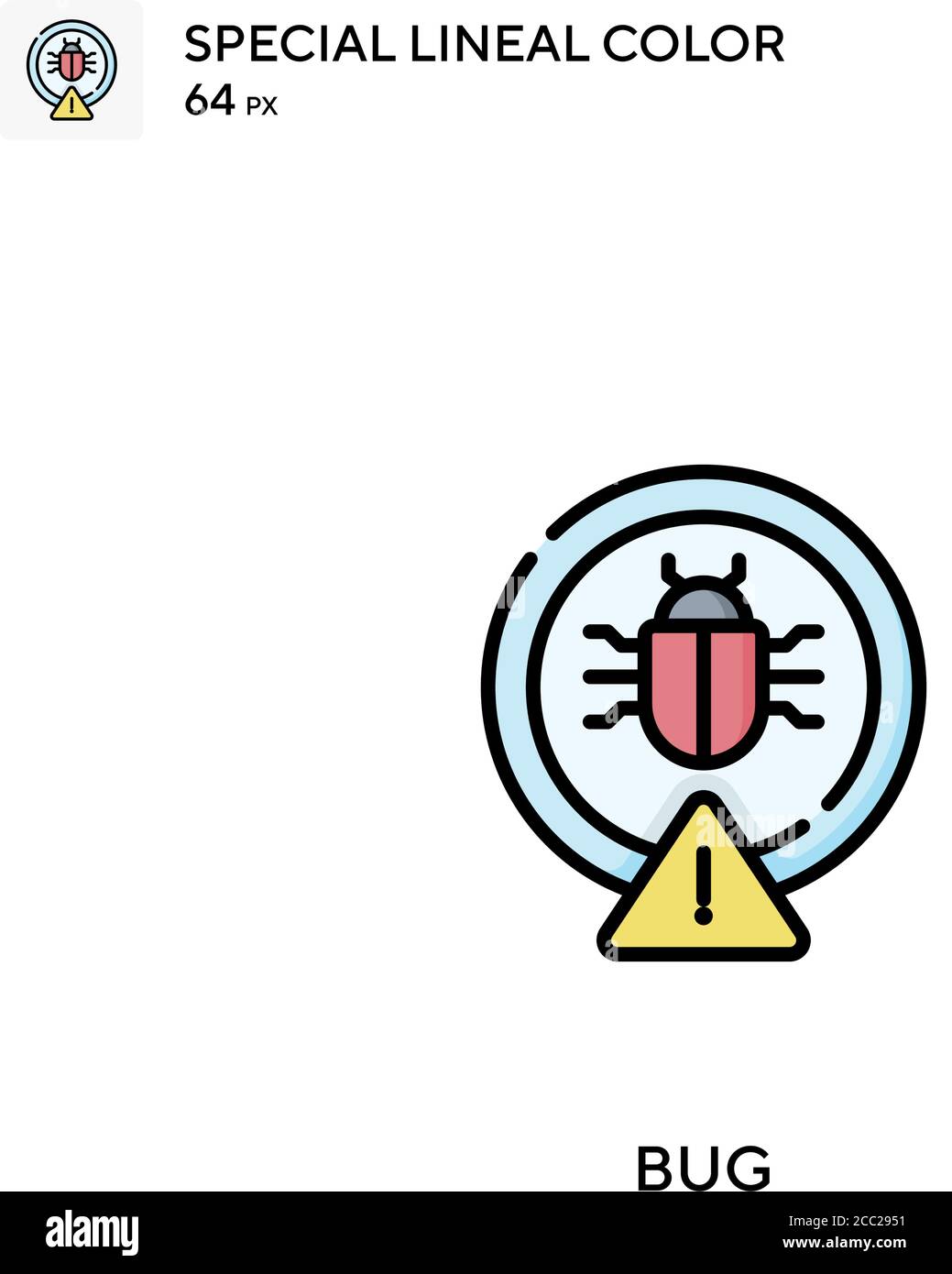 Bug Special lineal color vector icon. Bug icons for your business ...