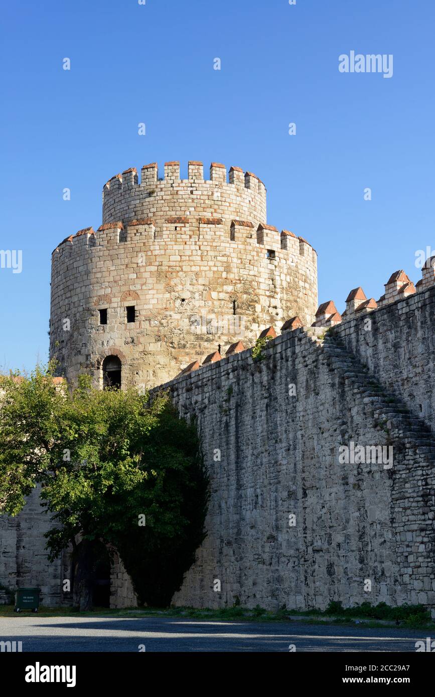 Turkey, Istanbul, View of Yedikule Castle Stock Photo - Alamy