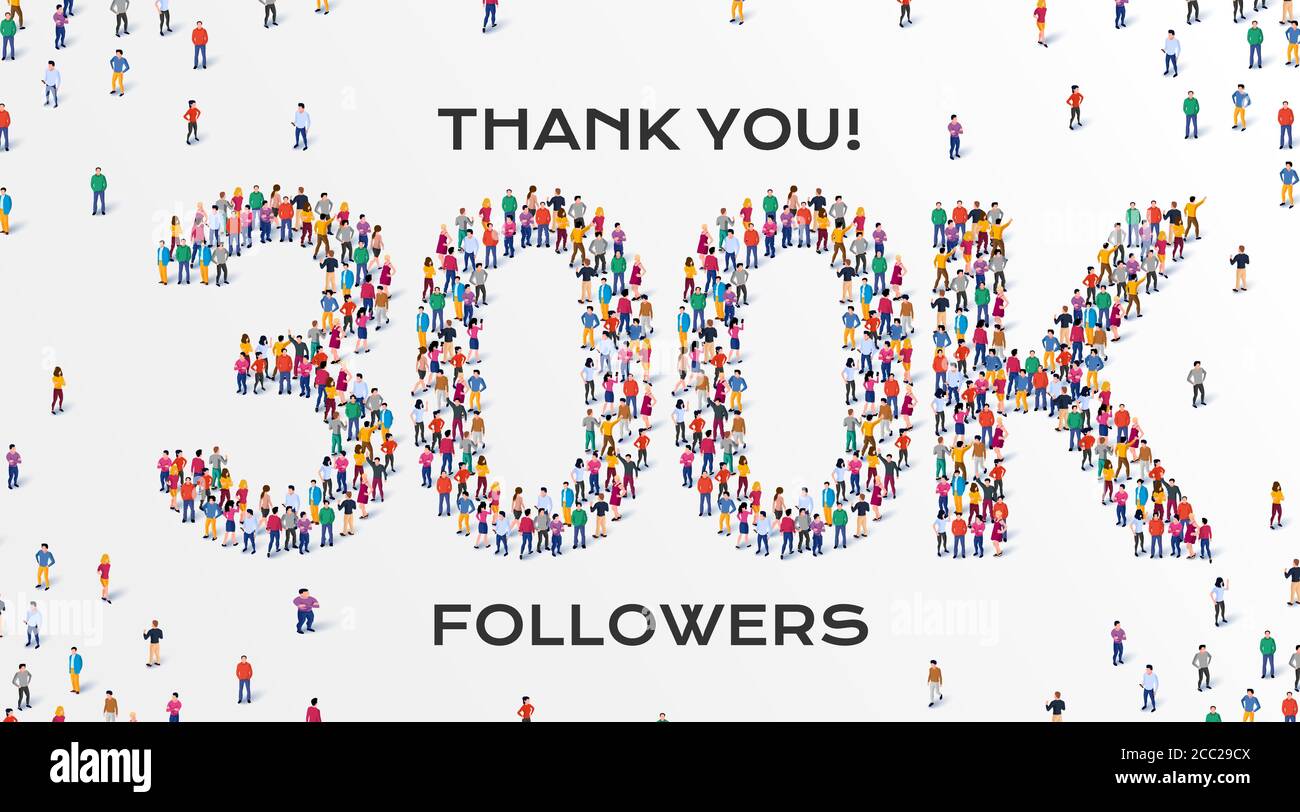 300 thousand people Stock Vector Images - Alamy