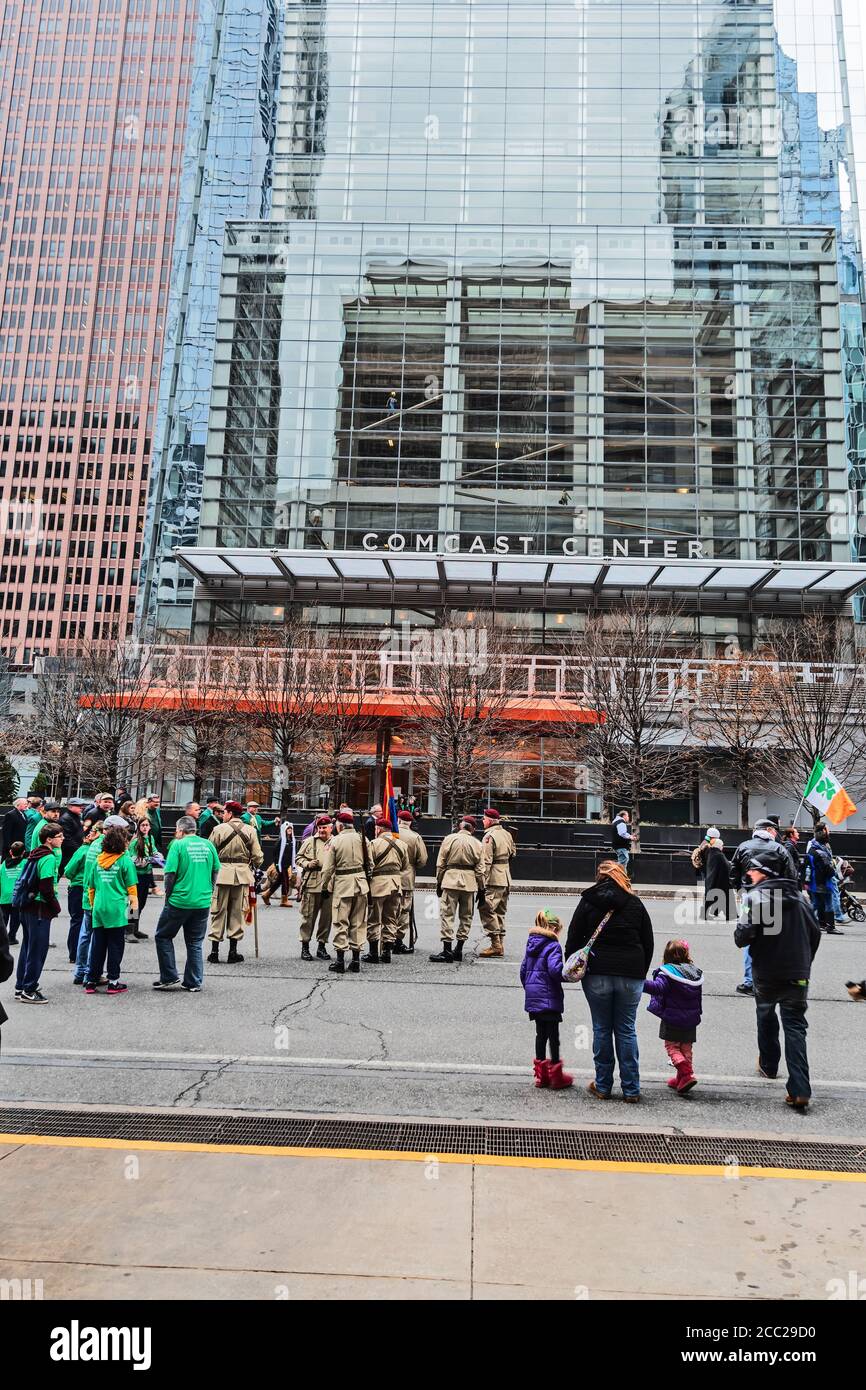 Saint Patrick's Day, parade, Philadelphia, PA, USA Stock Photo - Alamy