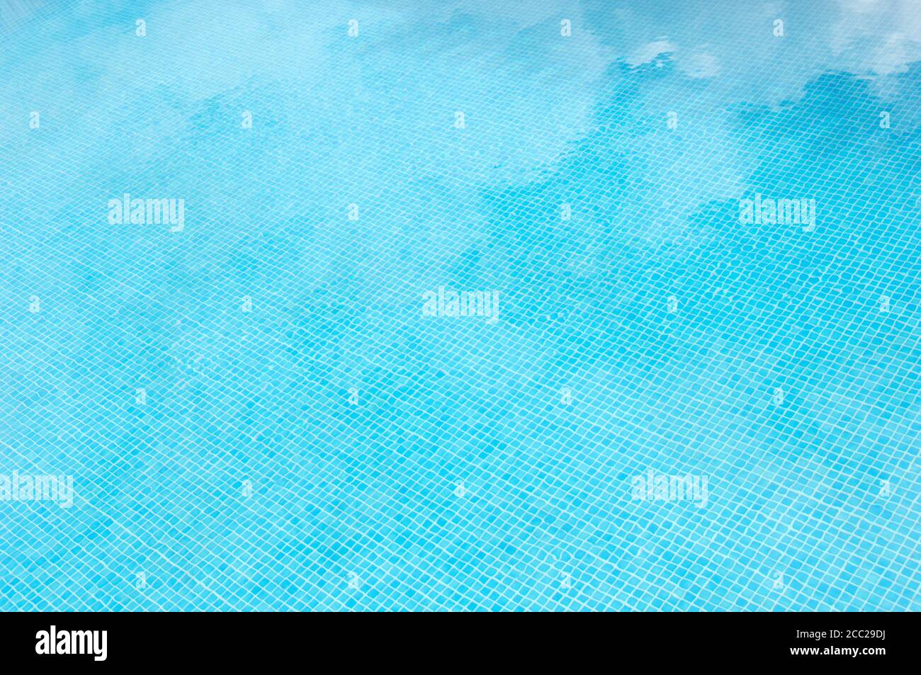 Germany, Reflection of tiles in swimming pool Stock Photo - Alamy