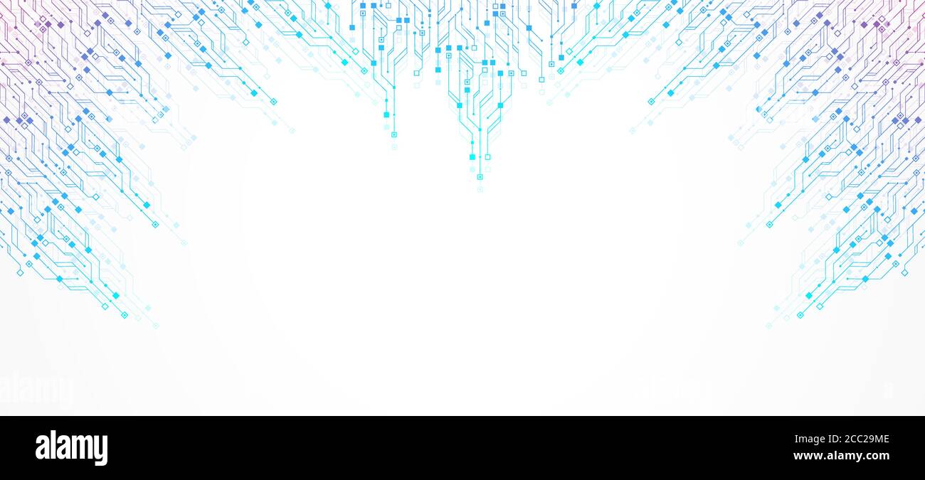 Abstract background with High-tech technology texture circuit board ...