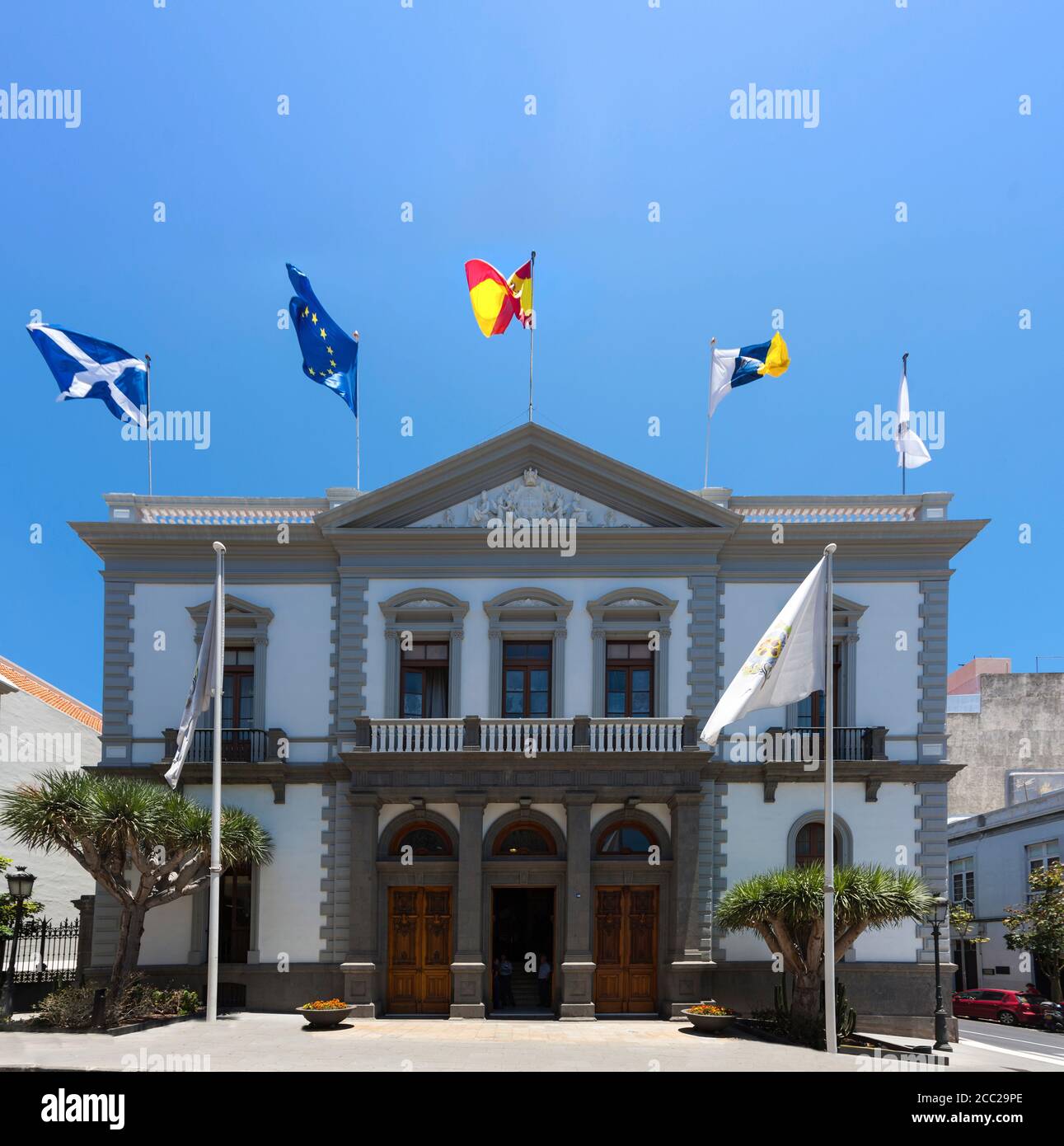 Spain, Historic administration building Stock Photo - Alamy