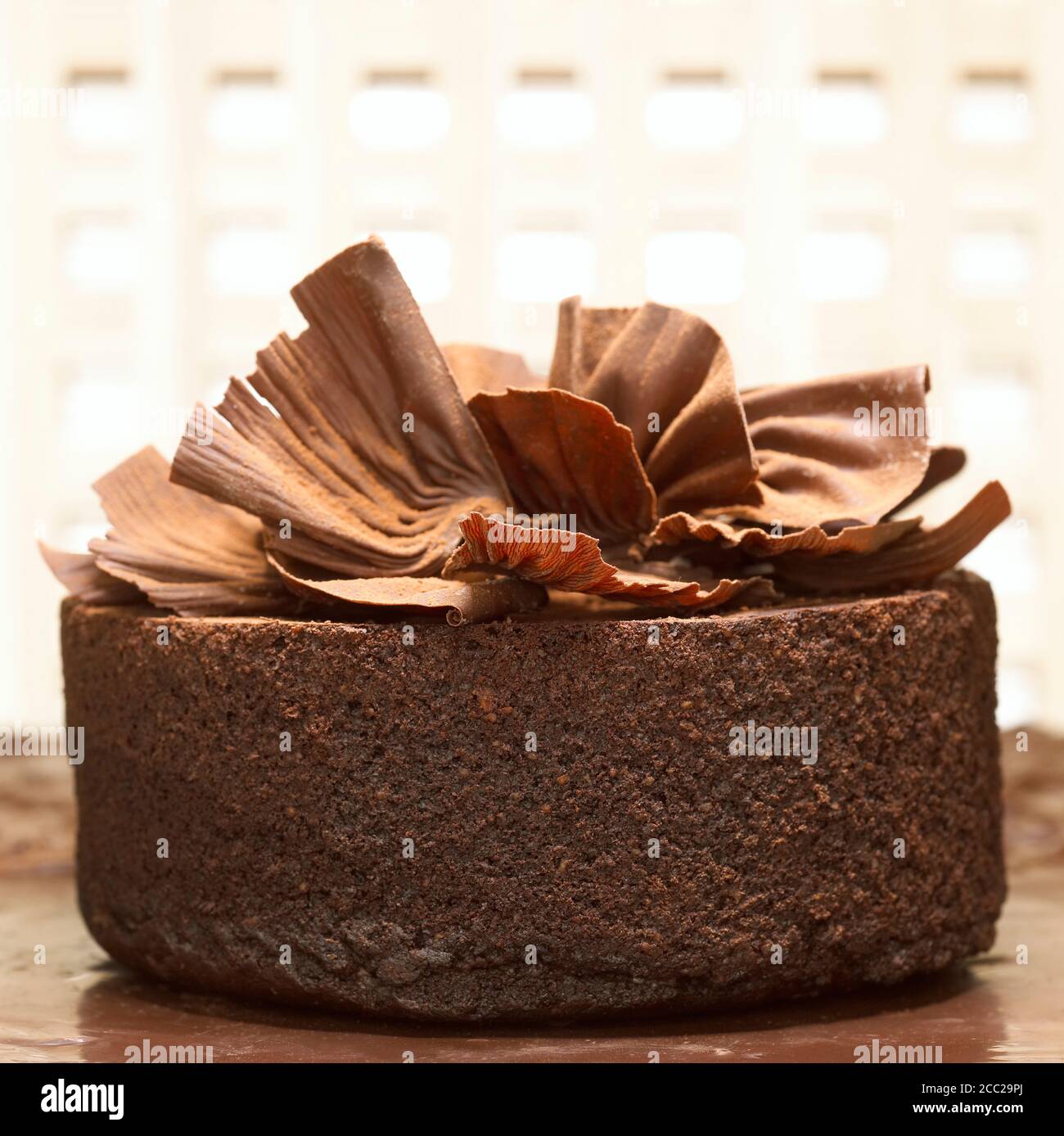 Chocolate cake, close-up Stock Photo - Alamy