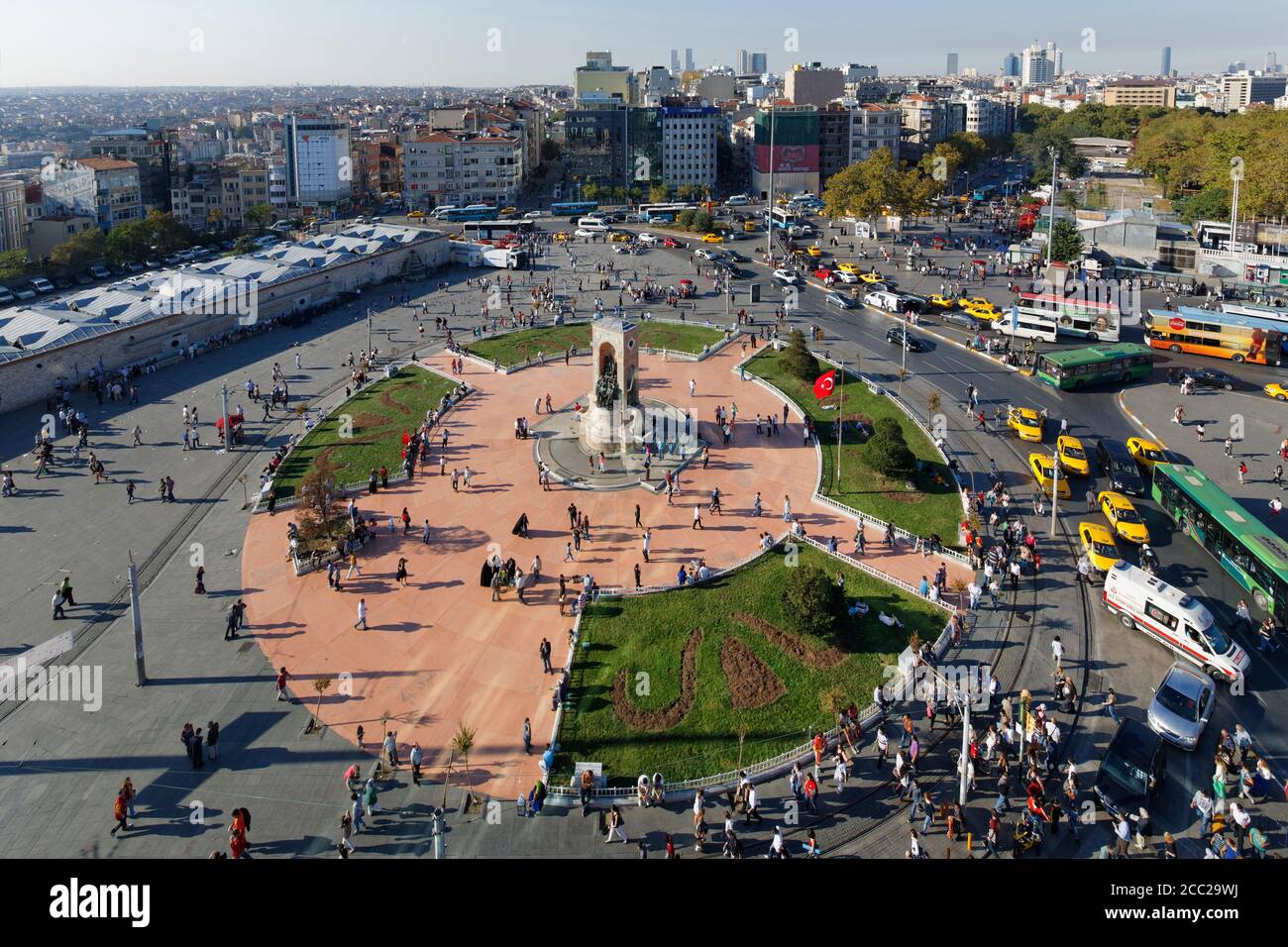 Turkey, Istanbul, View of Taksim Square Stock Photo - Alamy