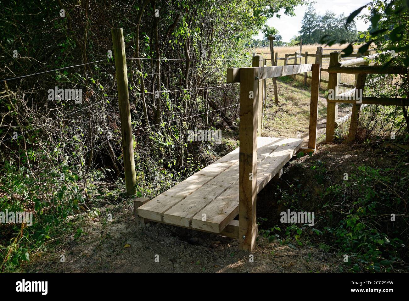 Bridge over a ditch hi-res stock photography and images - Alamy