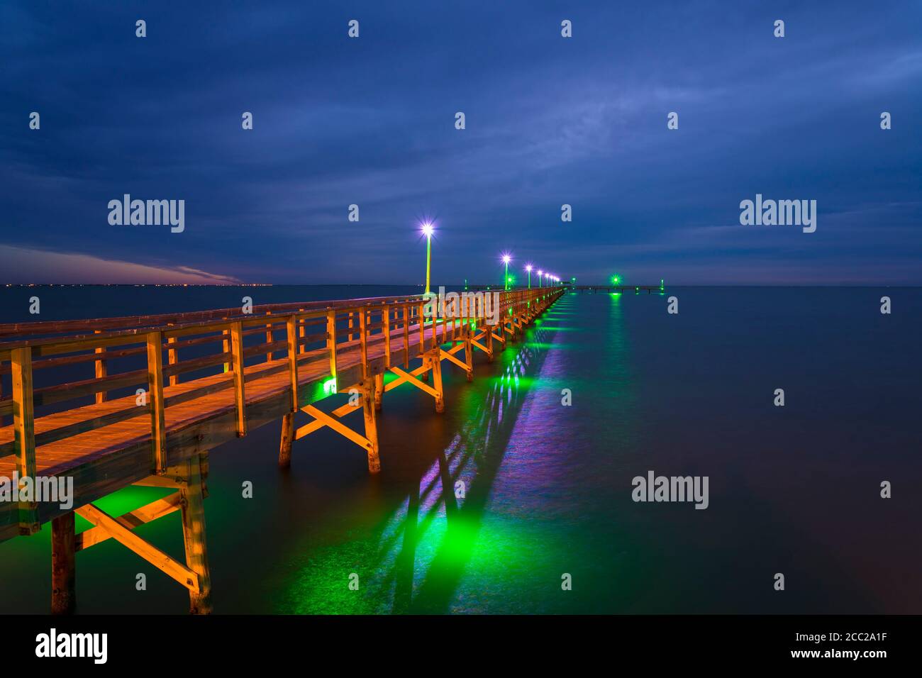 USA, Texas, Bridge at Gulf of Mexico Stock Photo - Alamy