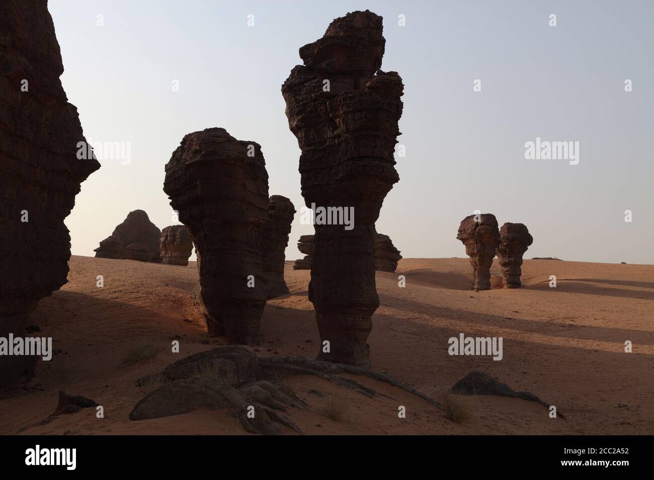 Africa, Chad, View of rock formation at Ennedi range Stock Photo - Alamy