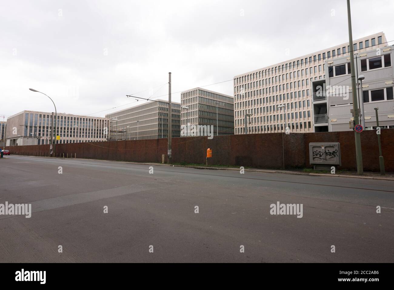 Germany, Berlin, View of BND new building of german intelligence agency ...