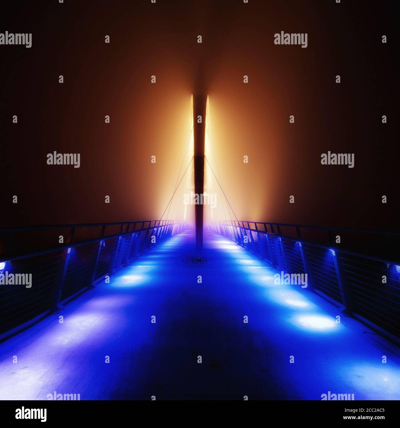 Infinity bridge at night hi-res stock photography and images - Alamy