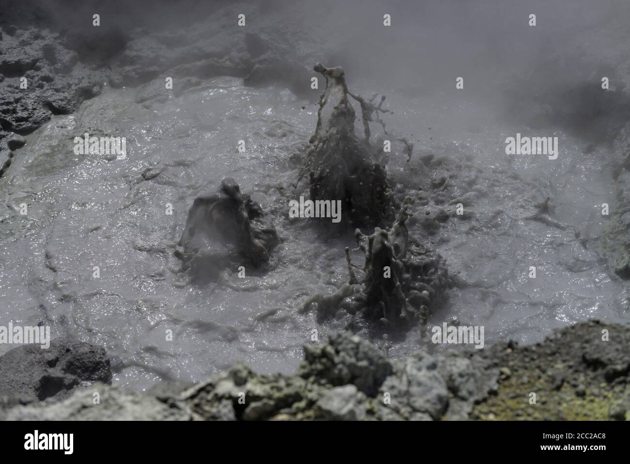 New Zealand, View of White Island Stock Photo - Alamy