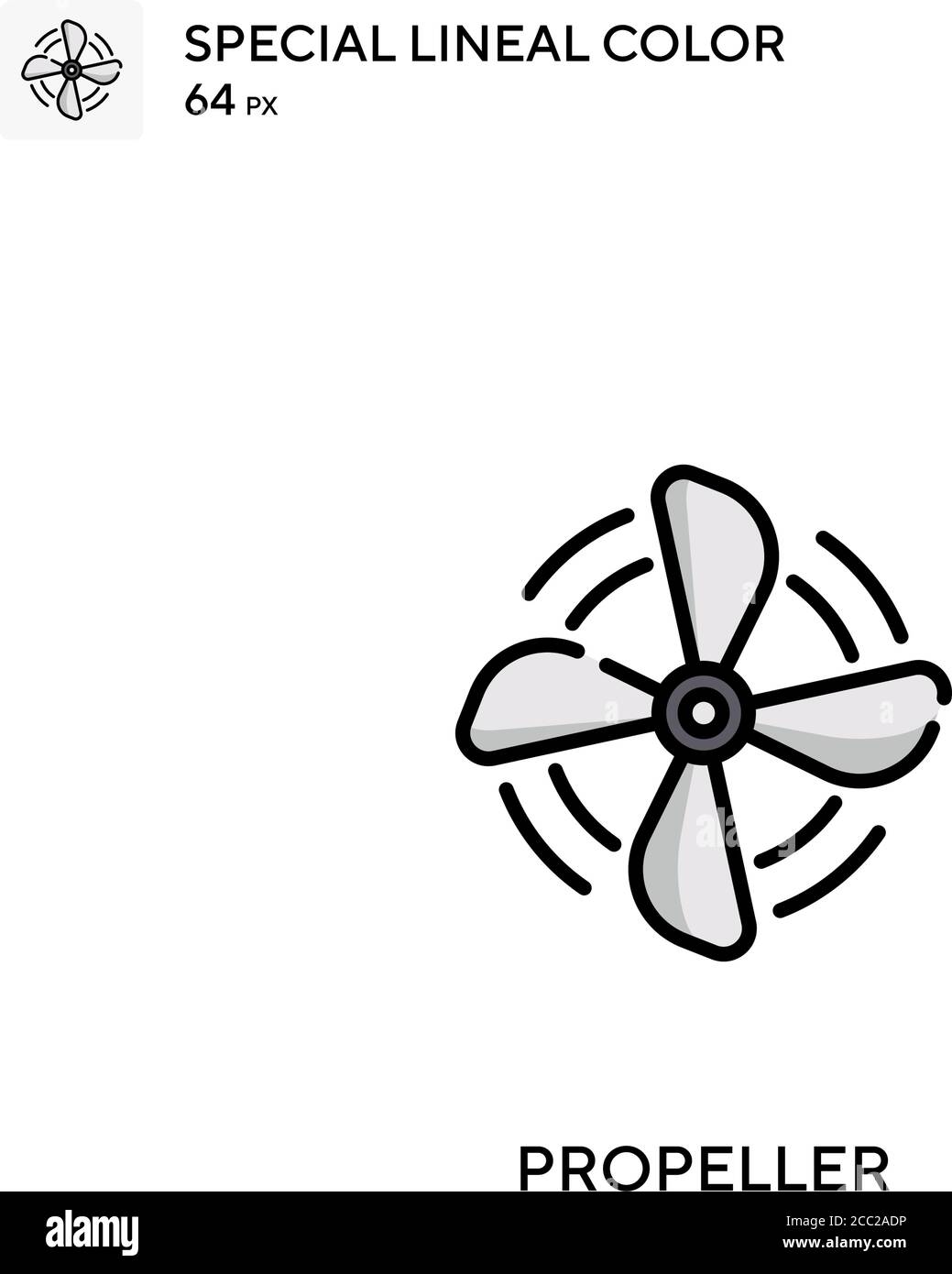 Propeller Special lineal color vector icon. Propeller icons for your ...