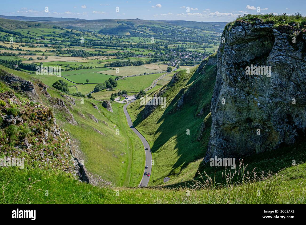 Winnats Pass, in The Derbyshire Peak District, England Stock Photo - Alamy