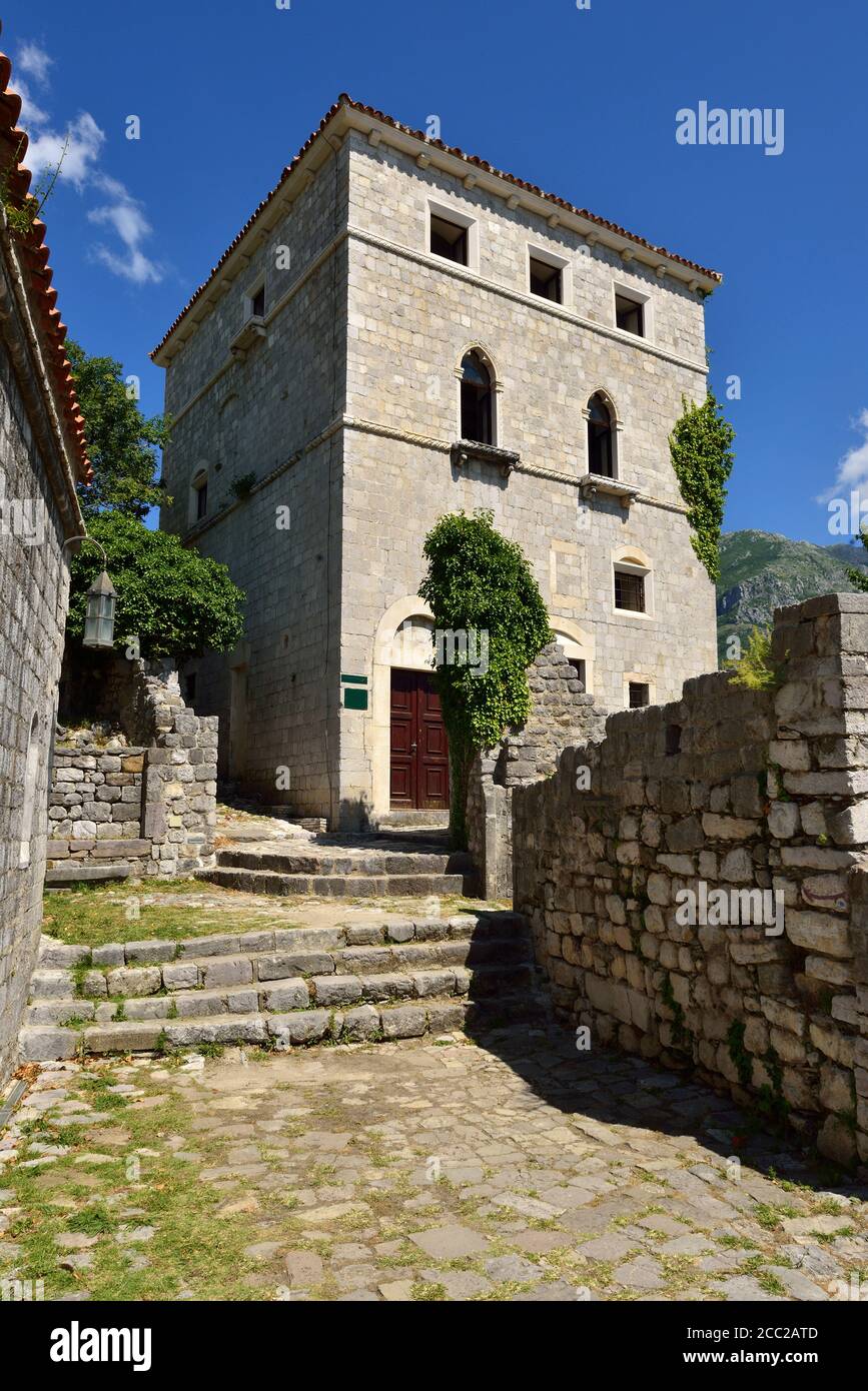 Montenegro, View of Stari Bar Stock Photo - Alamy