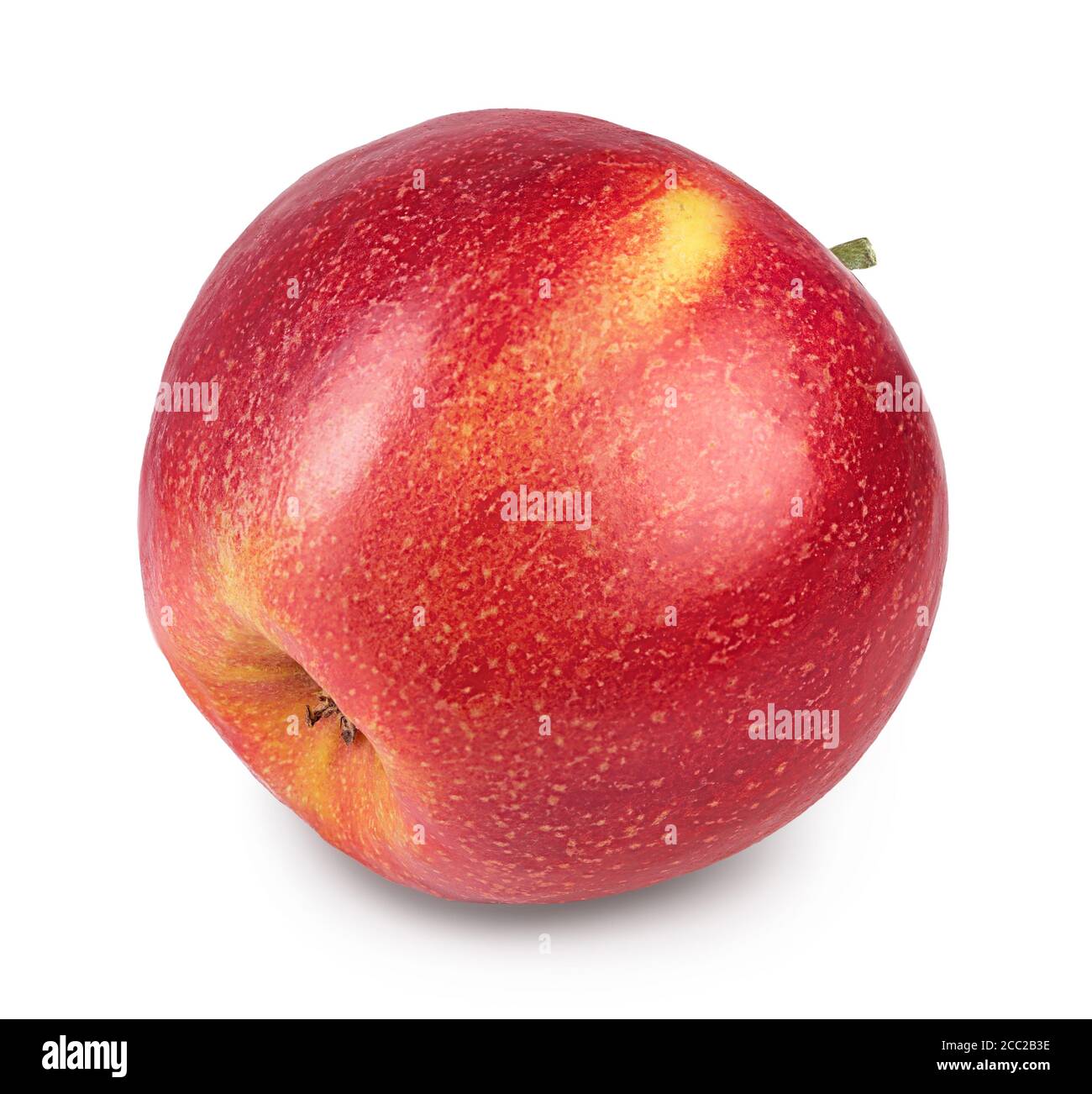 Red apple isolated on white background with clipping path and full ...