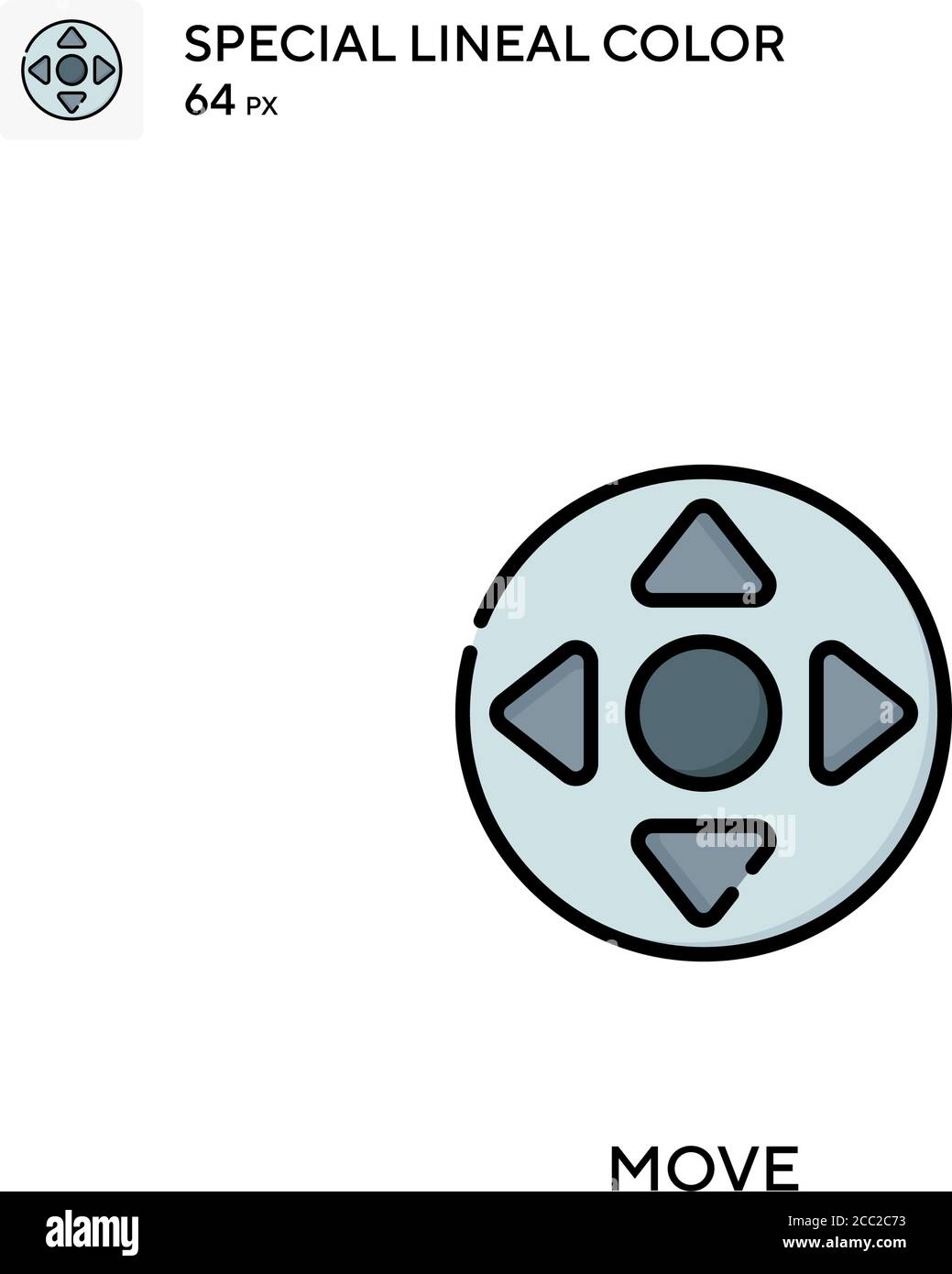 Move Special lineal color vector icon. Move icons for your business ...