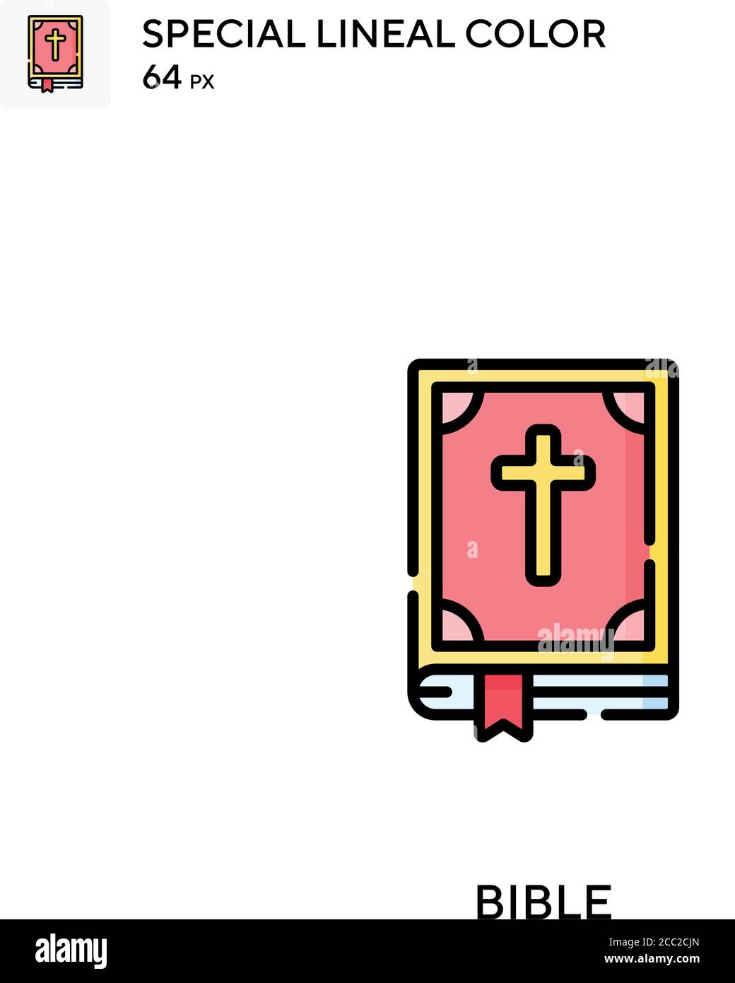 Bible Special lineal color vector icon. Bible icons for your business ...