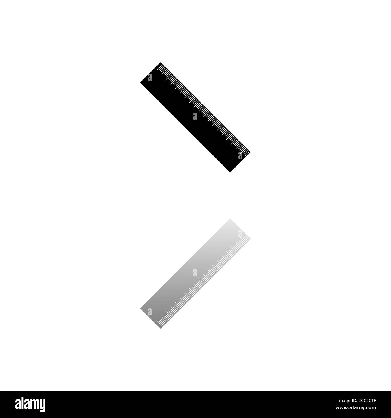 Ruler inches Black and White Stock Photos & Images - Alamy